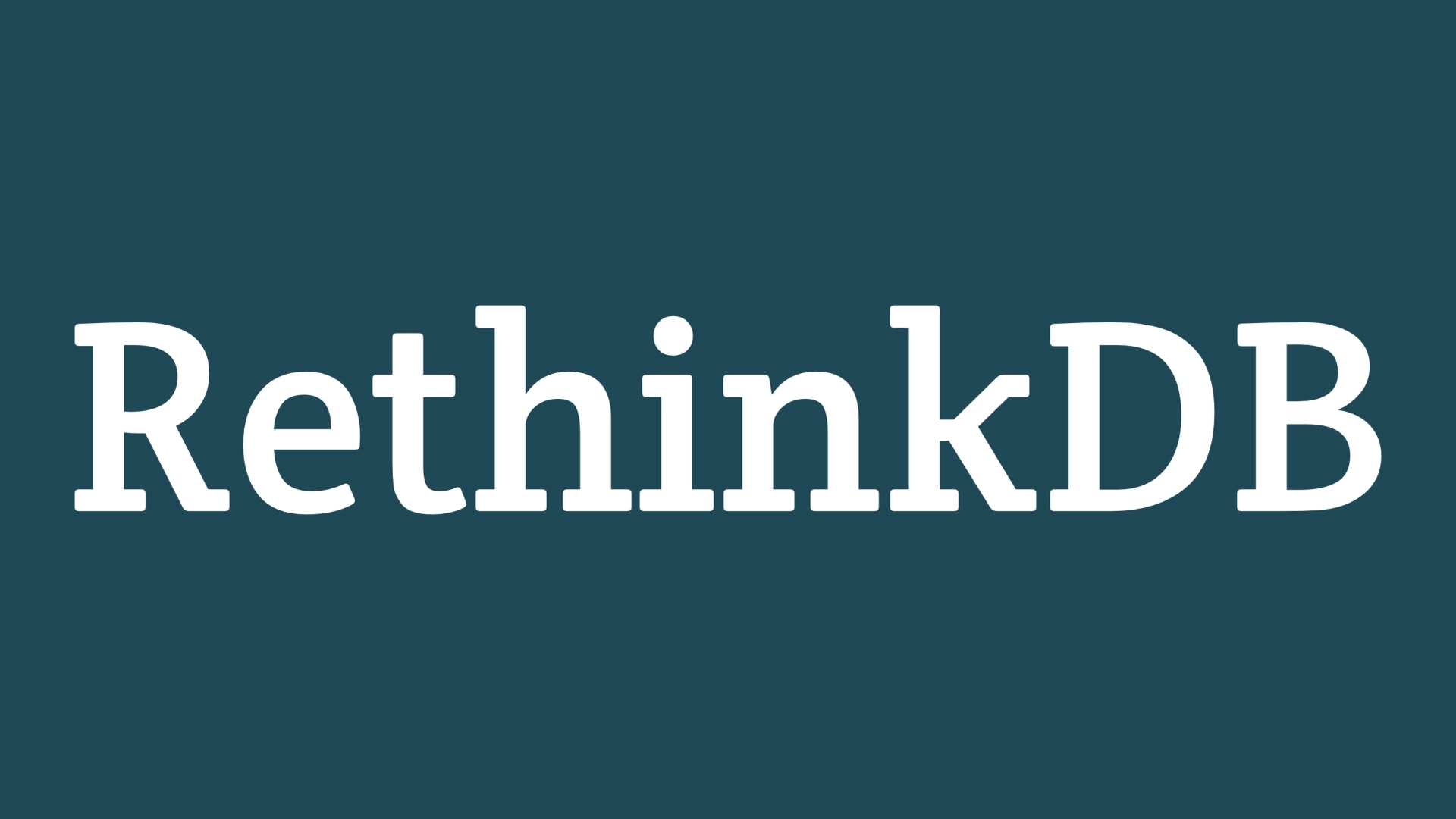 RethinkDB - database for the realtime web | TN:DEV