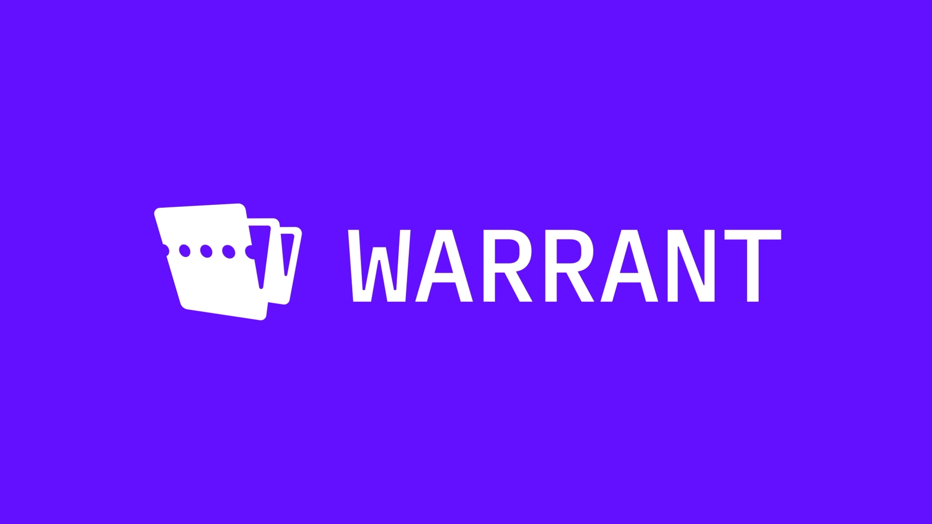 Warrant - AAI for developers | TN:DEV